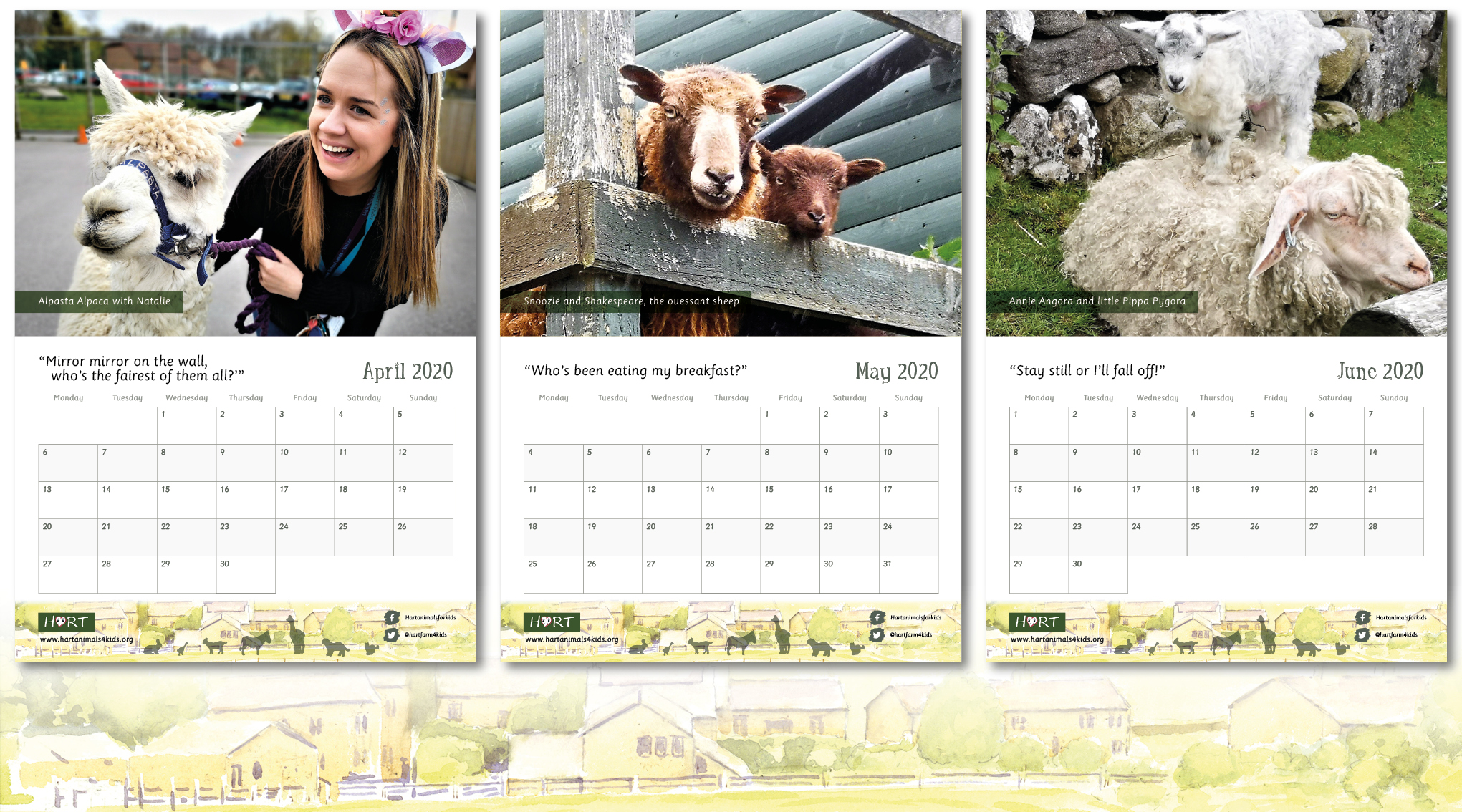 Particular Design & Print » Hart Farm 2020 Calendar