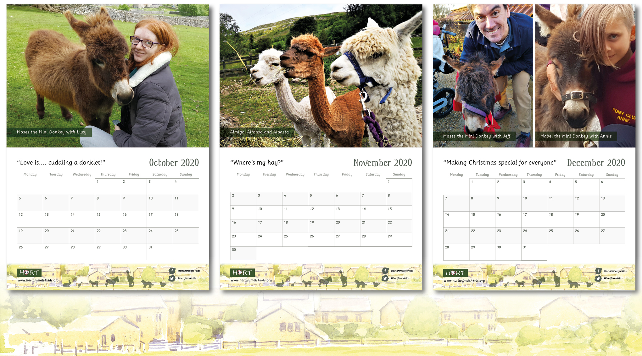 Particular Design & Print » Hart Farm 2020 Calendar